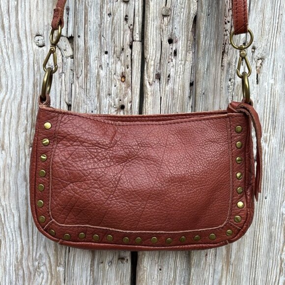 Linea Pelle | Bags | New Linea Pelle Cinnamon Brown Pebbled Leather ...